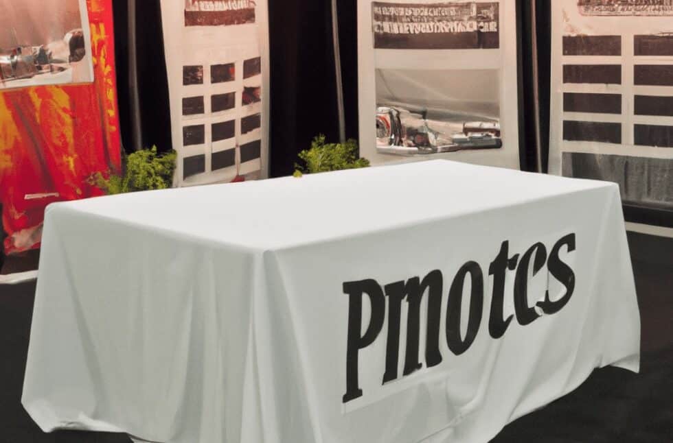 Custom TableclothsMastering Your Trade show table cover Presence.